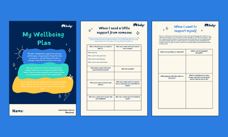 Free printable, downloadable mental health resources by batyr Australia ...